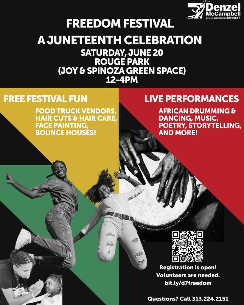 Detroit Juneteenth celebrations happening in 2026