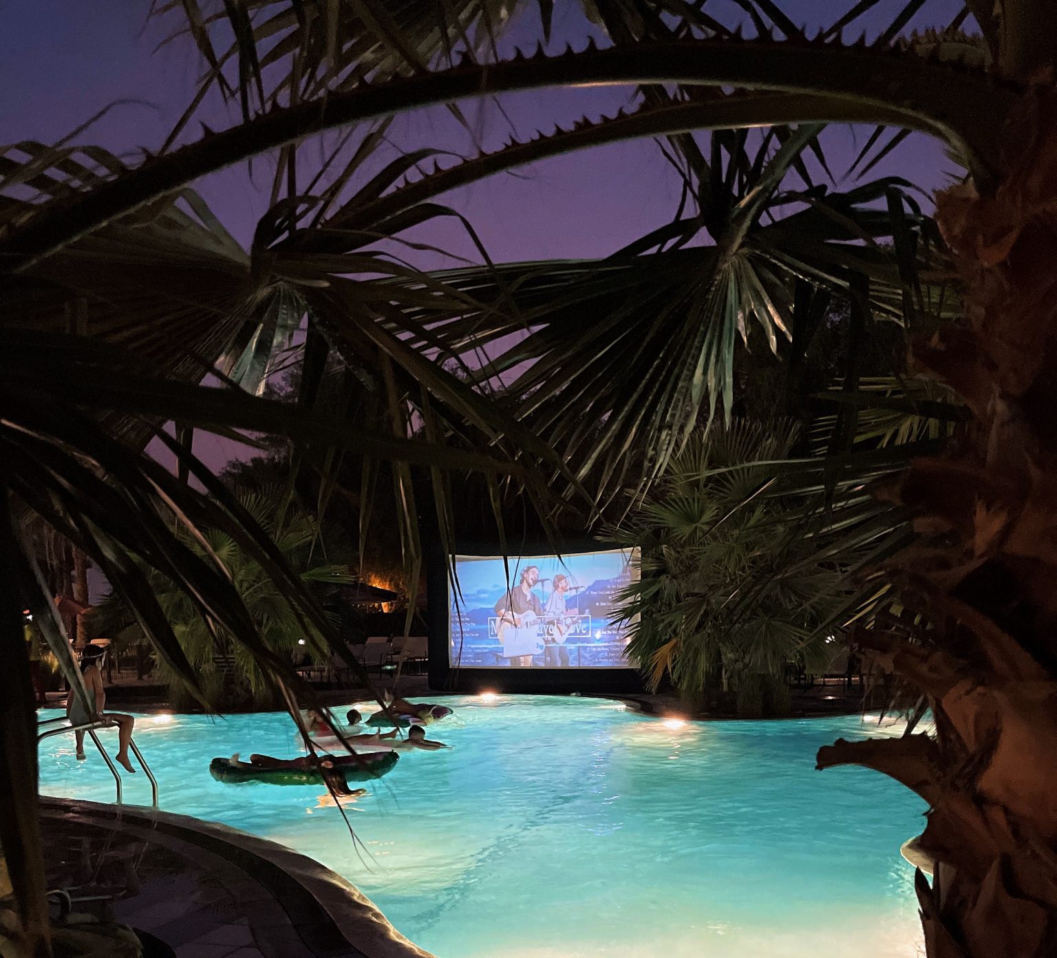 Check out this one-of-a-kind in-pool outdoor cinema in Dubai- Secret Dubai