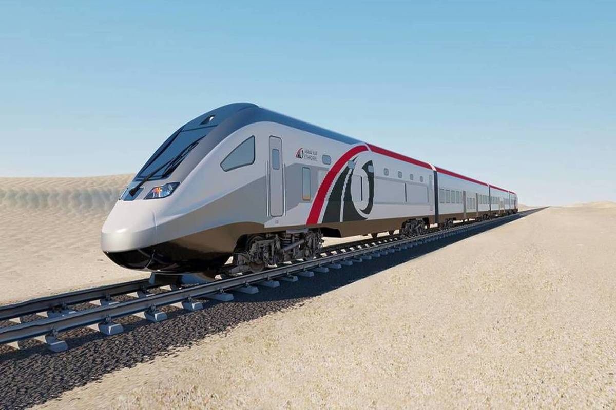 Etihad Rail Routes Featuring Dubai, Abu Dhabi and Fujairah