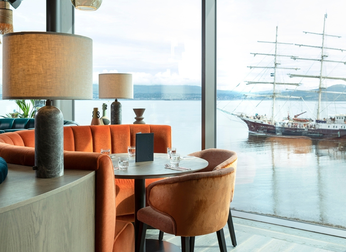 Scotts Greenock Restaurant With Panoramic Vistas Over River Clyde