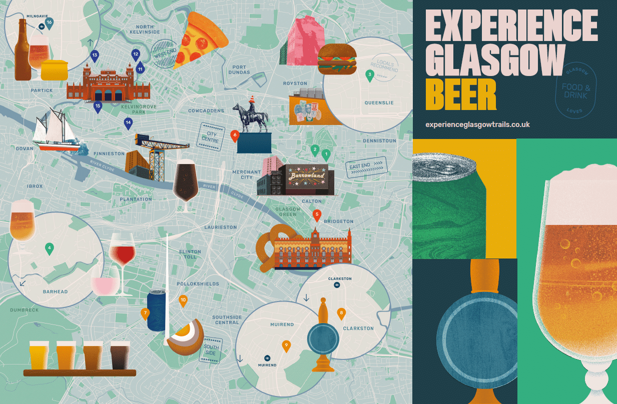 There Is A Free Glasgow Beer Trail Map Which Takes Beer Lovers On An ...