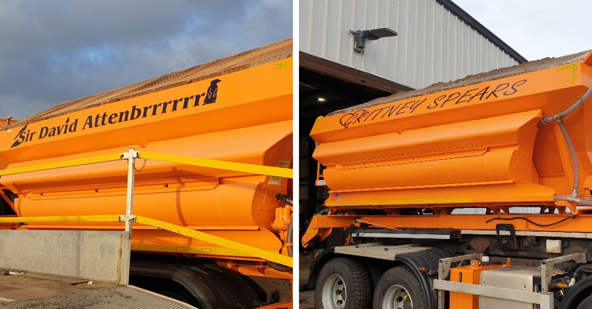 Scottish Gritters Have Hilariously Punny Names Like Taylor Drift, And ...