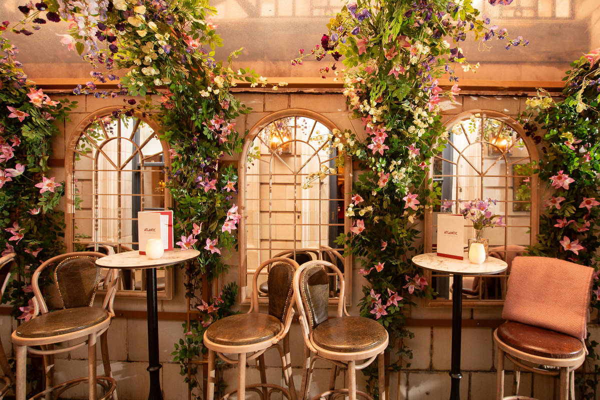 Atlantic Bar And Brasserie Boasts A Hidden Floral Terrace And Live Jazz