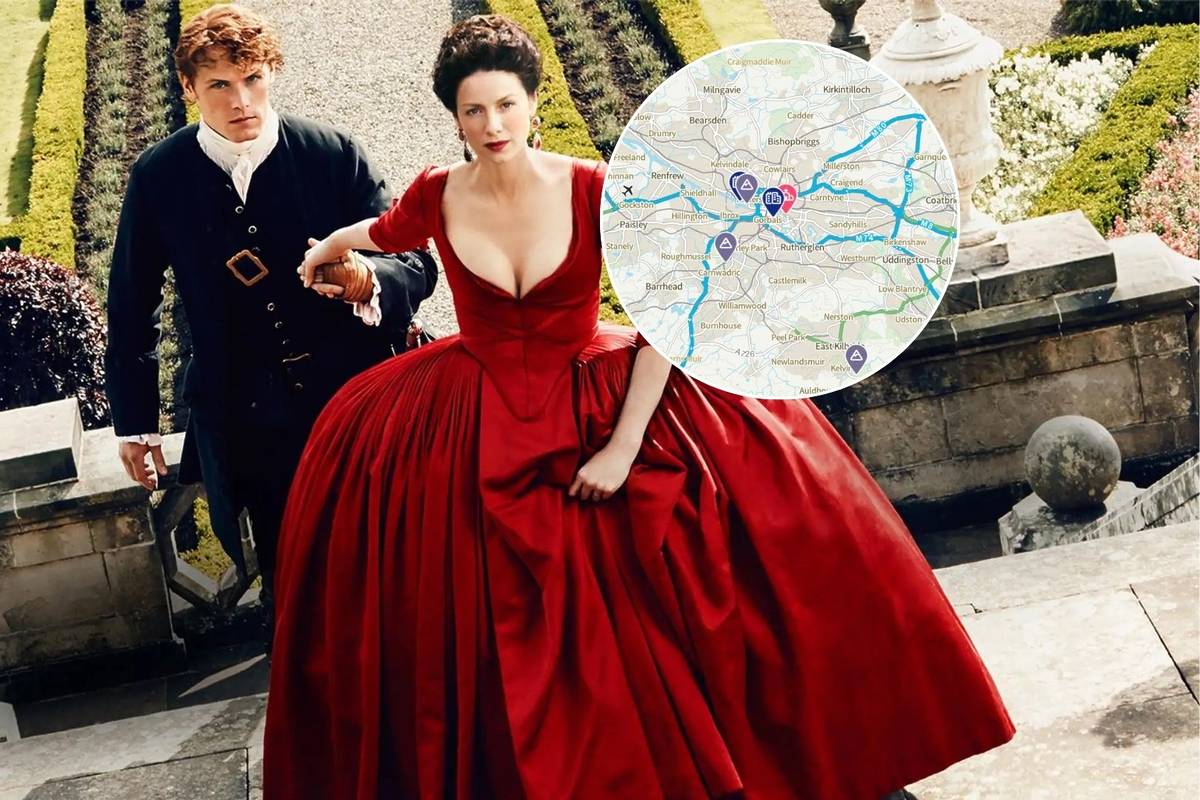 This handy map of Glasgow shows the filming locations from the TV show ...