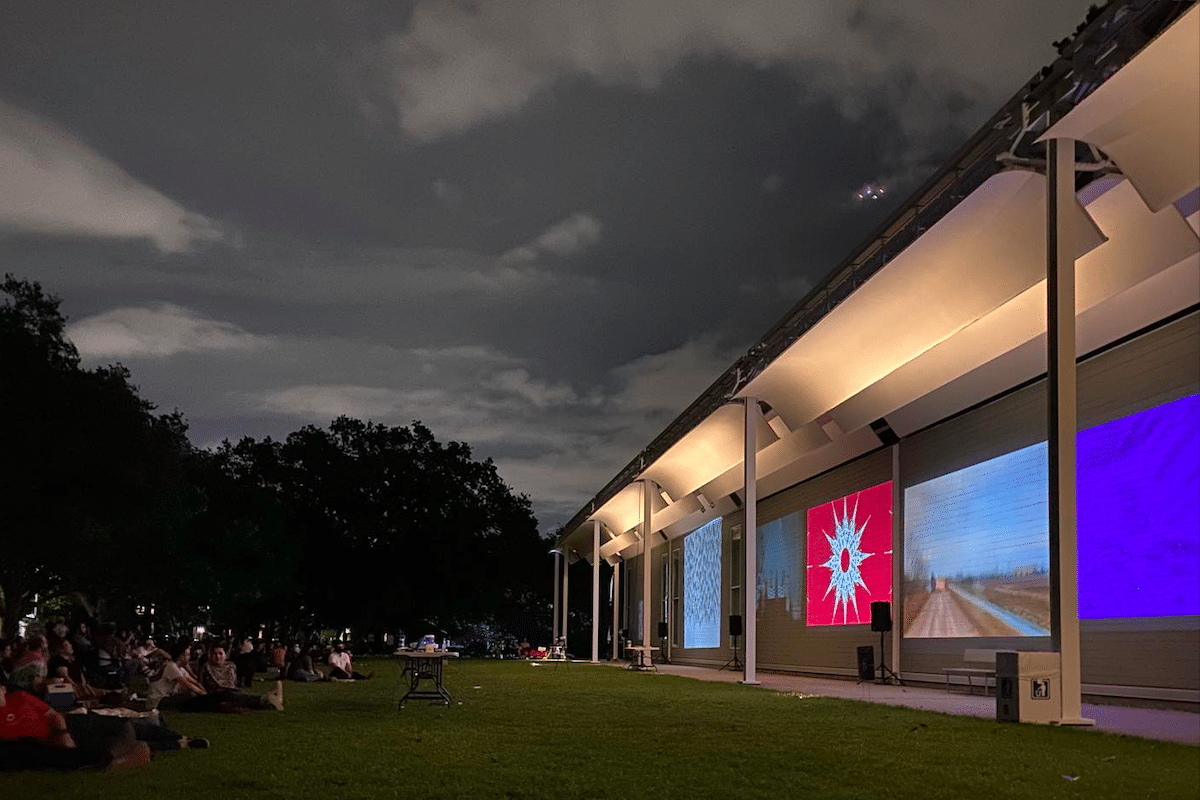 Watch Colors Collide At This Kaleidoscopic Projection Festival