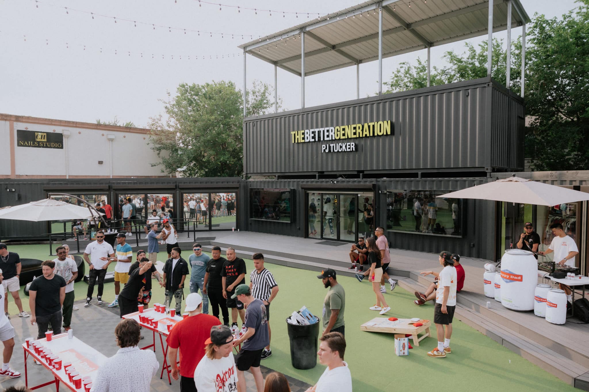 Find This Space-Themed, Repurposed Bus Bar At This Sneaker Outlet ...