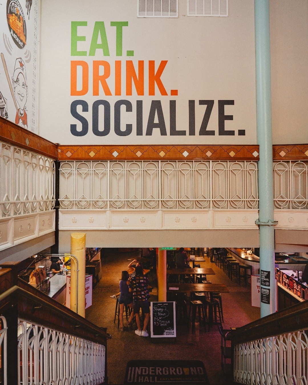 This Underground Food Hall In Houston Is A Vibrant Den Of Eateries ...