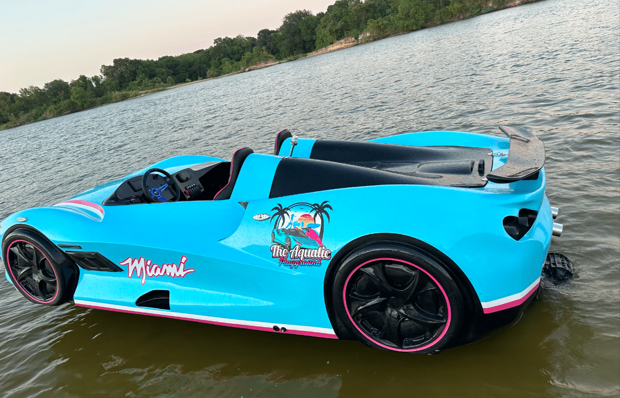 Rip Up Houston Lakes On Aquatic Cars At The Aquatic Playground