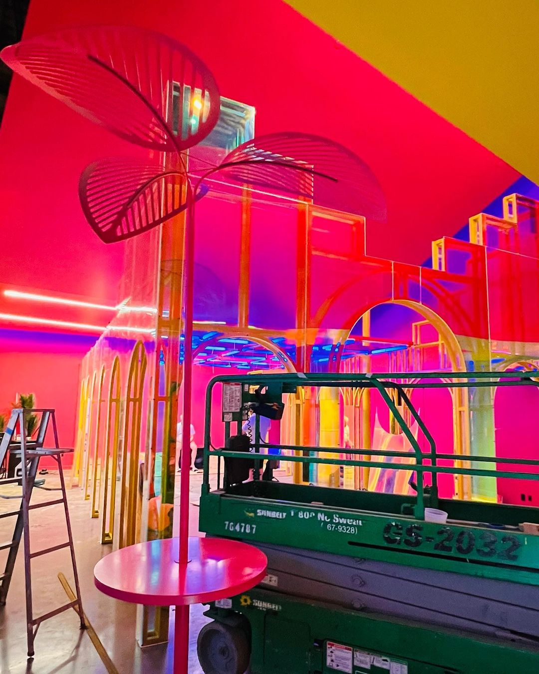 Vibrant New, Neon-Dripped Nightclub Opens In Houston