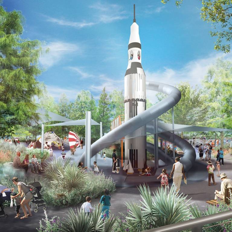 New Houston Park The Commons Is Now Open At Hermann Park