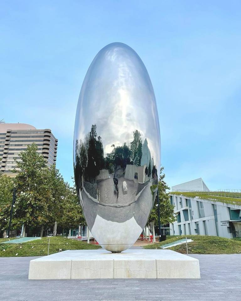 How Houston's Bean Sculpture Rivals The Bean In Chicago