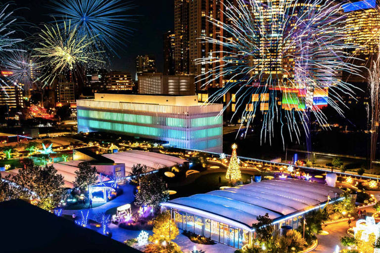 POST Houston's Magical Winter Wonderlawn Is Back With Trees, Lights ...