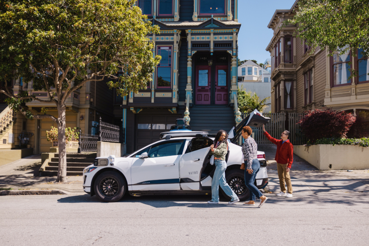 Waymo Autonomous Driving Cars Cruising Into Houston