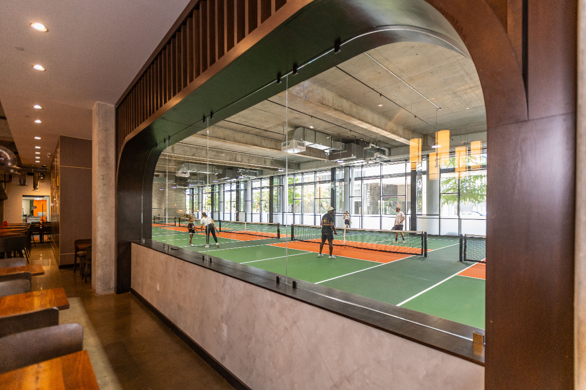 Indoor Pickleball Facility Opens Inside Downtown Houston Market