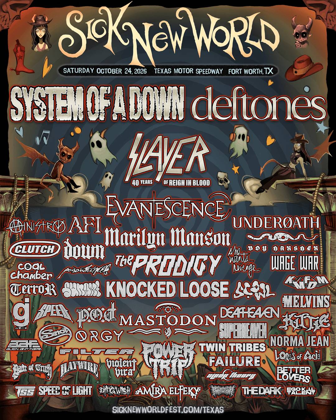 System Of A Down, Slayer, & More: Sick New World Festival Expanding ...