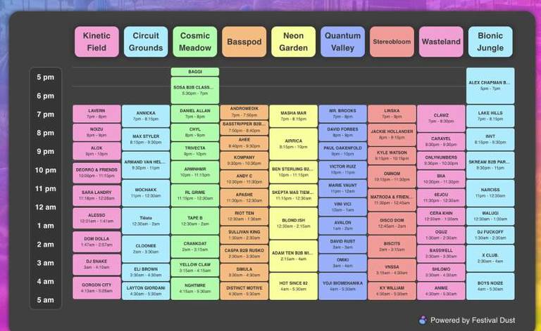 EDC Vegas Set Times Just Dropped: Here's The Full Schedule