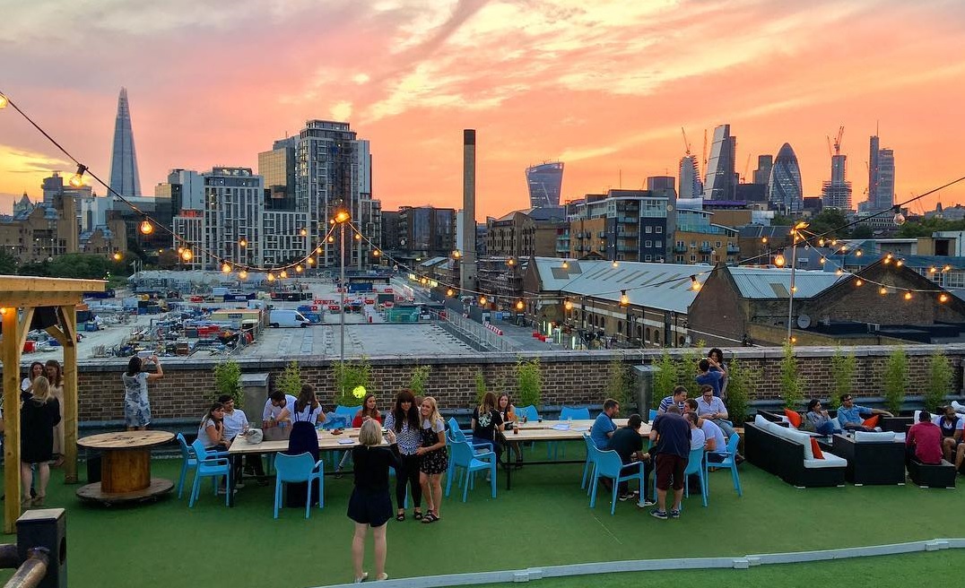 Skylight: East London Rooftop Bar Home To Cocktails And Croquet Lawns