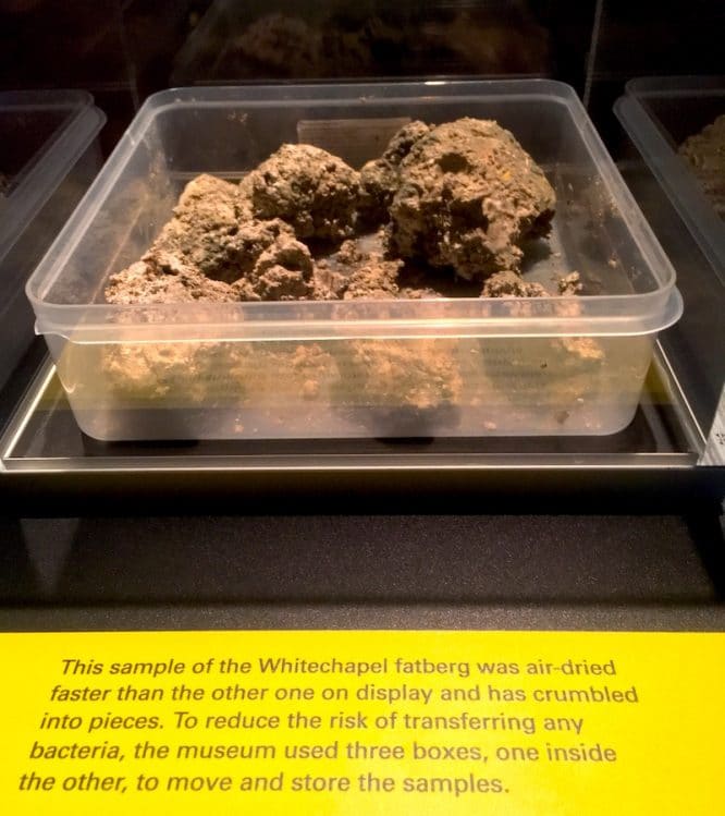 The Museum Of London Is Now Exhibiting A Chunk Of Fatberg