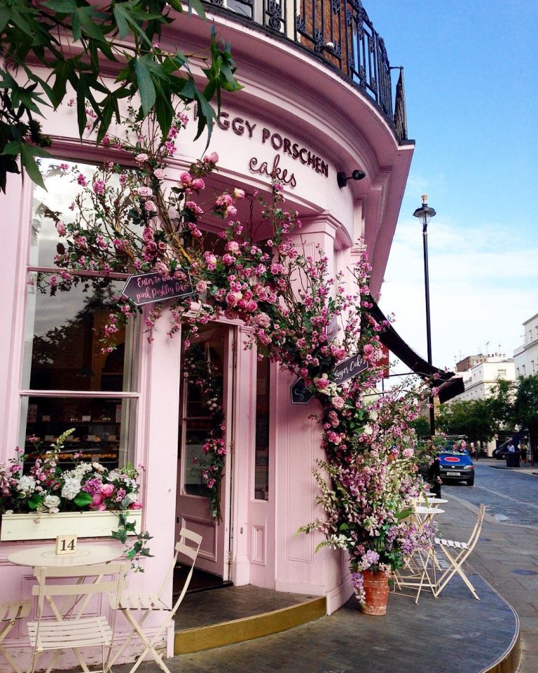 Enjoy Picture Perfect Cakes At This Pretty-In-Pink London Bakery