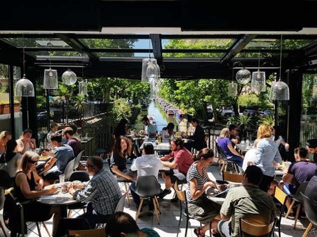 Cafe Laville: The Peachy Italian Cafe Overlooking Regent's Canal