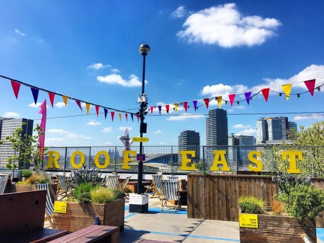 Roof East Is A Rooftop Playground For Grown-Ups In East London