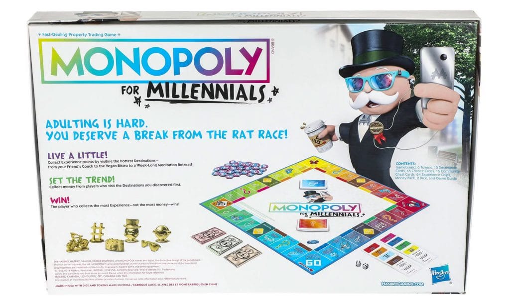 'Millennial Monopoly' Is Now A Real Product, Because We're All Too Poor ...