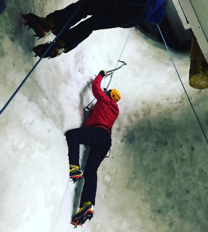 Vertical Chill: Covent Garden's Incredible Ice Climbing Wall