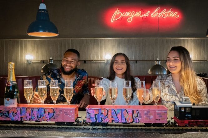 Champagne Train: Get Limitless Fizz Delivered By Train At This Brunch