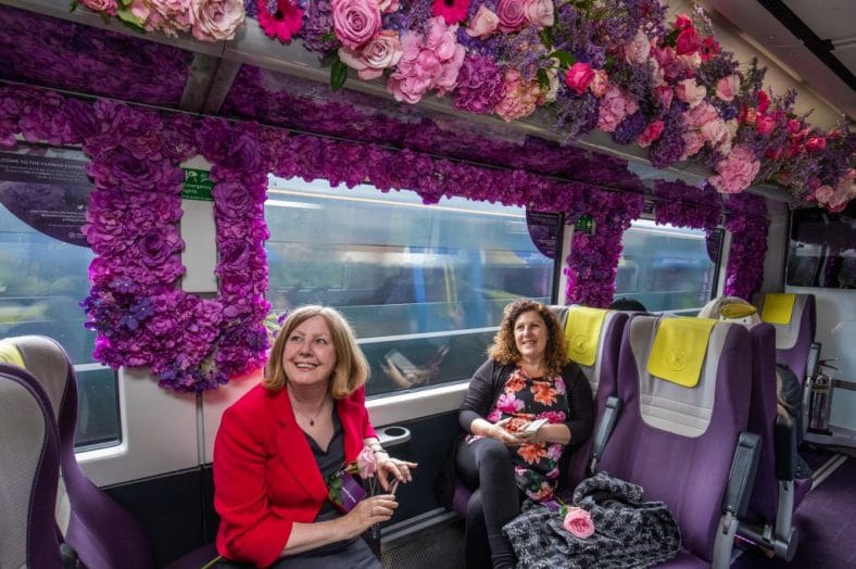 Did You See This Incredible Flower-Filled Train Running Through London?