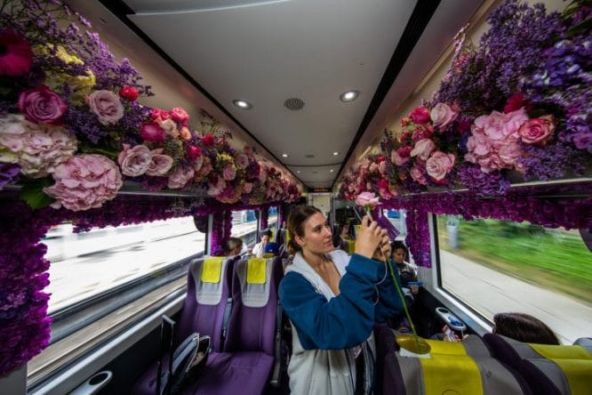 Did You See This Incredible Flower-Filled Train Running Through London?