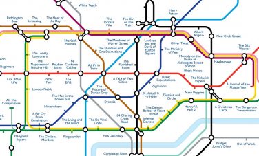 Literary Tube Map Replaces Stations With Famous London Books