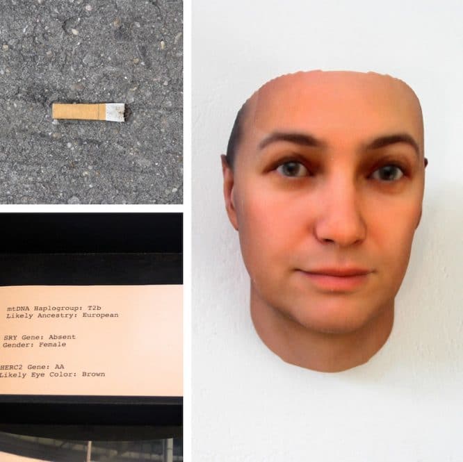 Creepy 3D Portraits Made From Found DNA To Be Shown In London