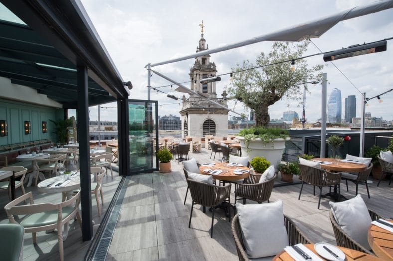 Mercer Roof Terrace Is London's Newest Panoramic Rooftop Restaurant