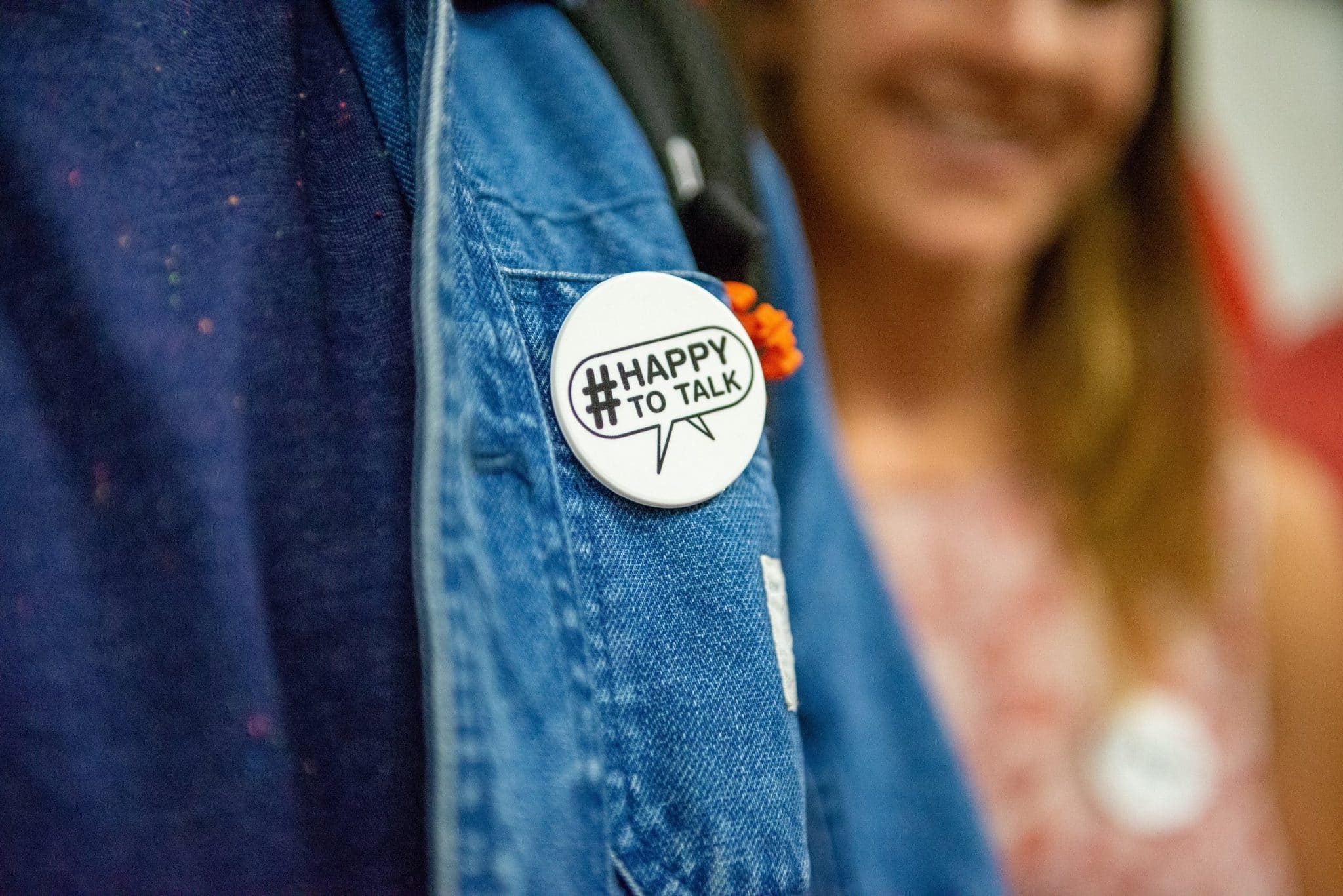 You Can Now Wear A Badge That Lets People Know You're 'Happy To Talk ...