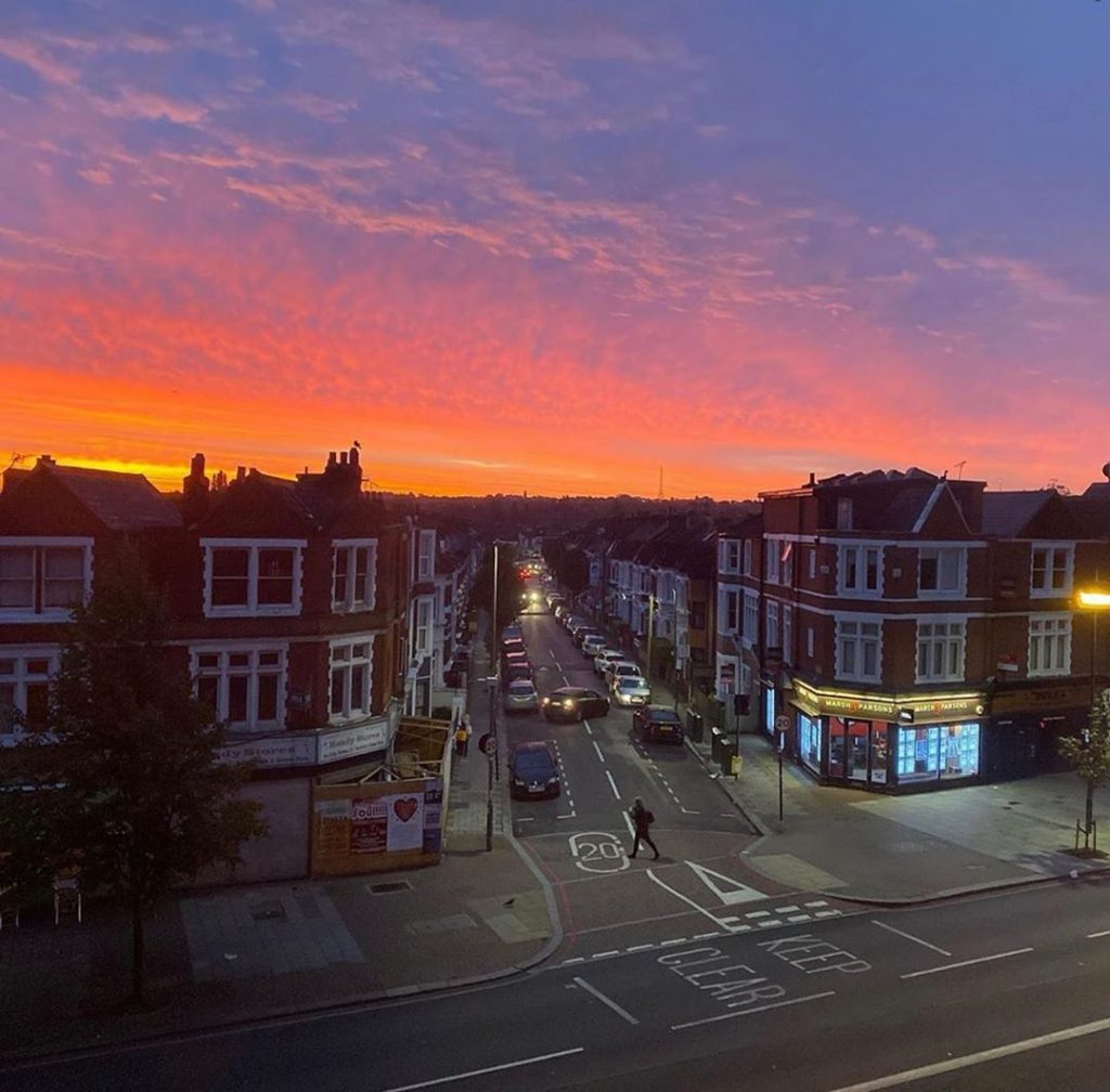 The Best Photos Of Monday Morning's Amazing, Fiery Sunrise In London