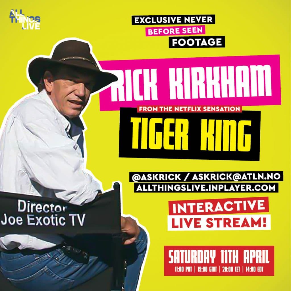 'Tiger King' Star Rick Kirkham Is Dishing The Dirt In A Live Interview ...
