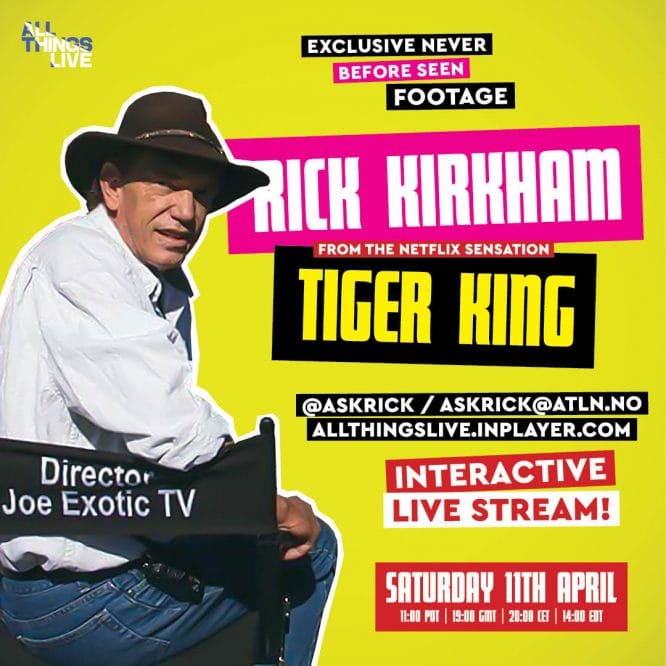 'Tiger King' Star Rick Kirkham Is Dishing The Dirt In A Live Interview ...