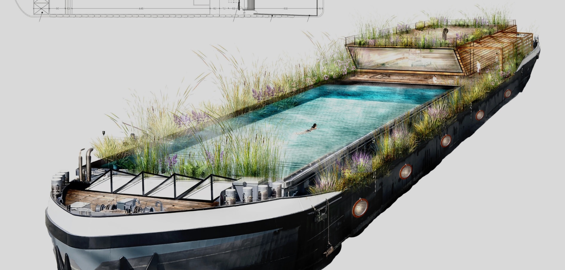 Floating Lido: Canary Wharf Could Be Getting A Lido On A Barge