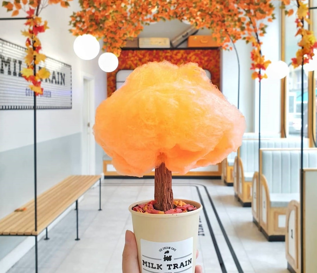 Milk Train • This Ice Cream Parlour Has Had A Seasonal Makeover And ...