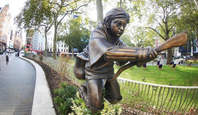 Harry Potter Statue Has Been Unveiled In Leicester Square