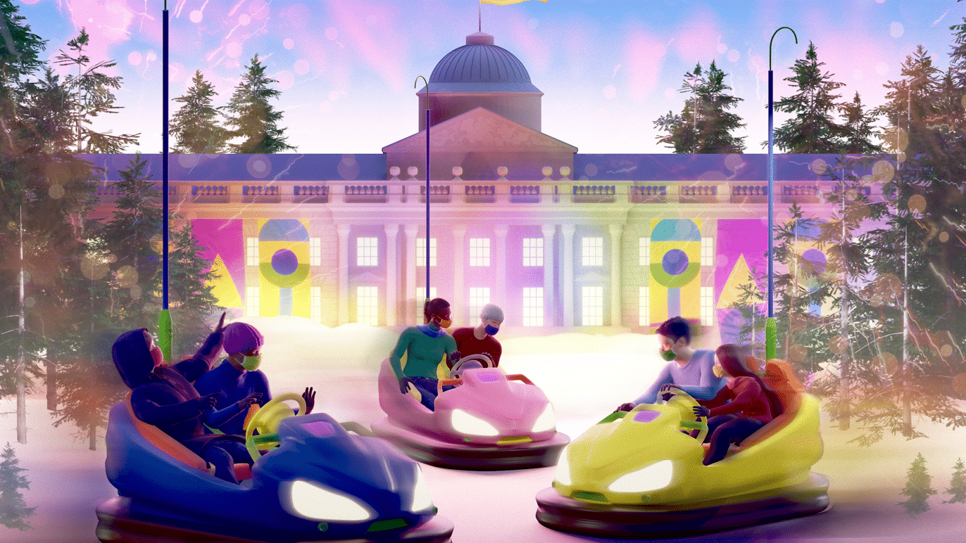 A Futuristic Fairground With Bumper Cars Is Coming To Somerset House