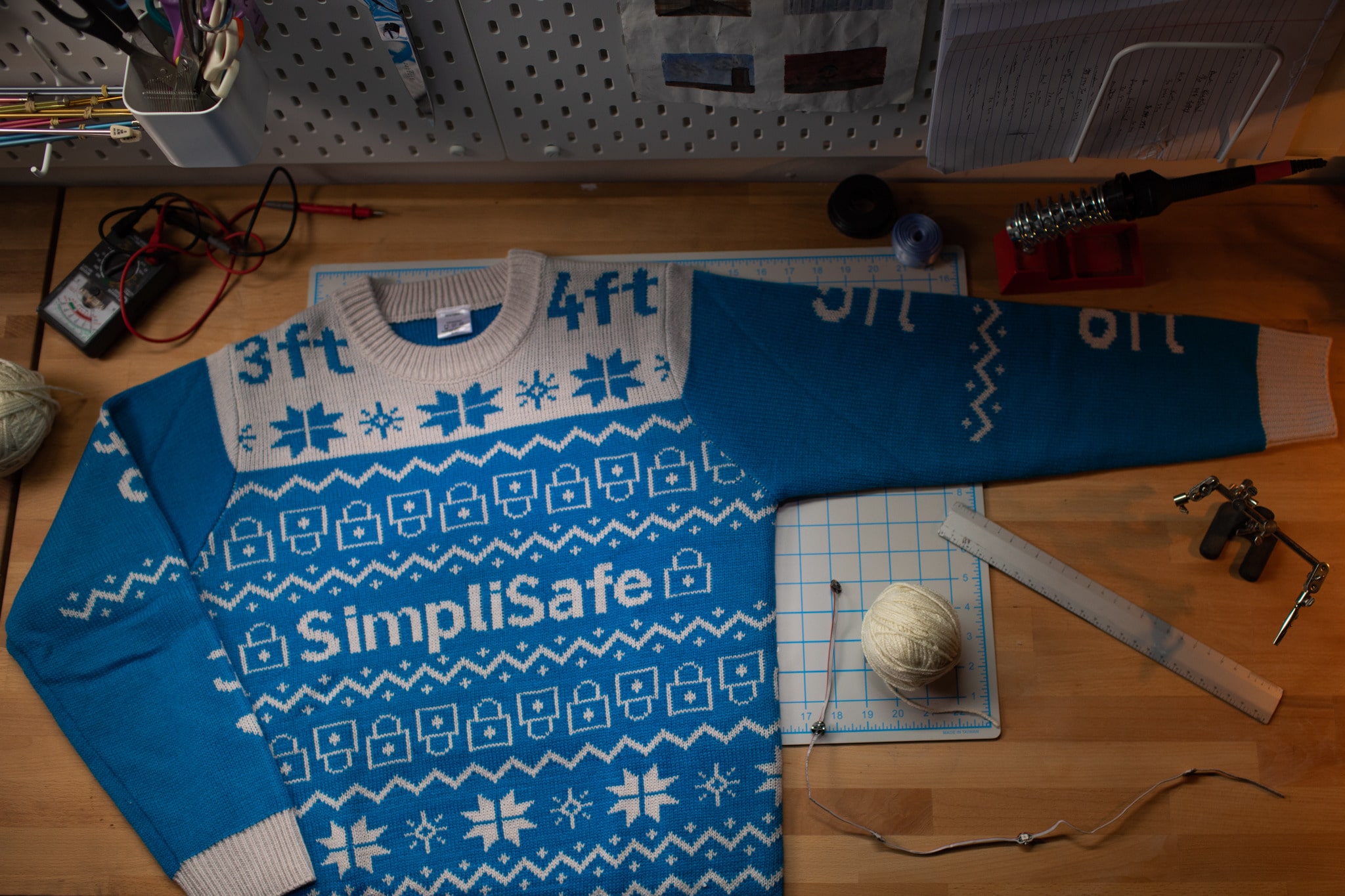 Social Distancing Christmas Jumper Sounds Alarm If People Get Too Close