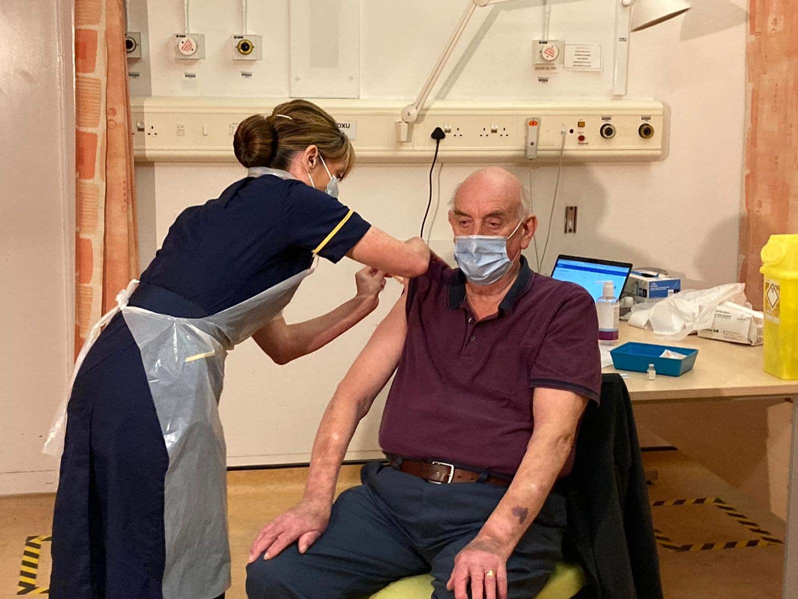 82-Year-Old Brian Pinker Is The First Person To Receive Oxford Vaccine