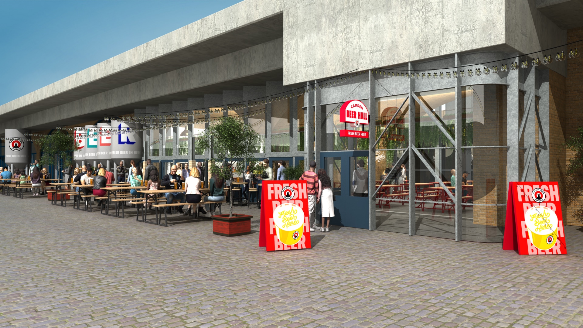 Camden Beer Hall Is London's Huge New Bavarian-Style Drinking Hall