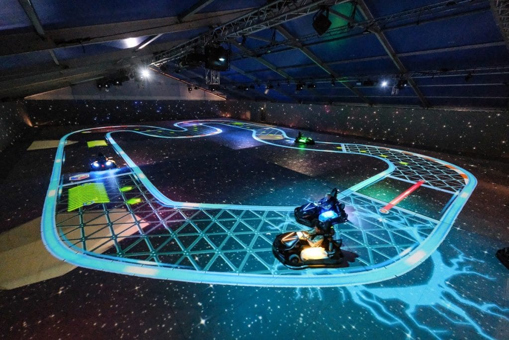 Chaos Karts: London's Augmented Reality Racing Video Game Experience