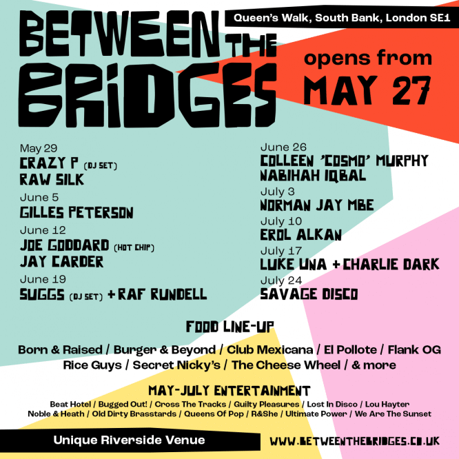 Between The Bridges: London's Biggest Beer Garden Opens