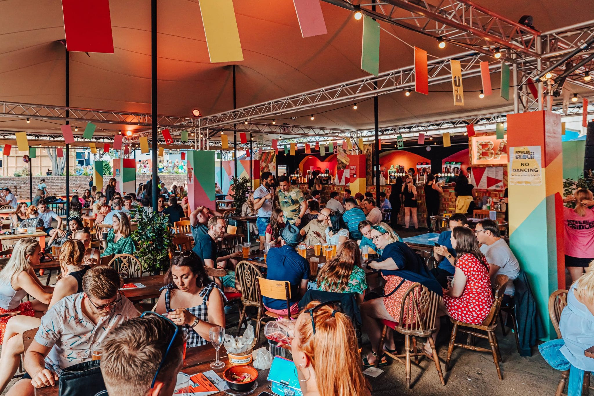 Between The Bridges: London's Biggest Beer Garden Opens For Summer