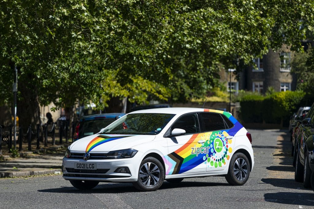 Zipcar Is Supporting Pride With A Fleet Of Rainbow Cars Designed By ...