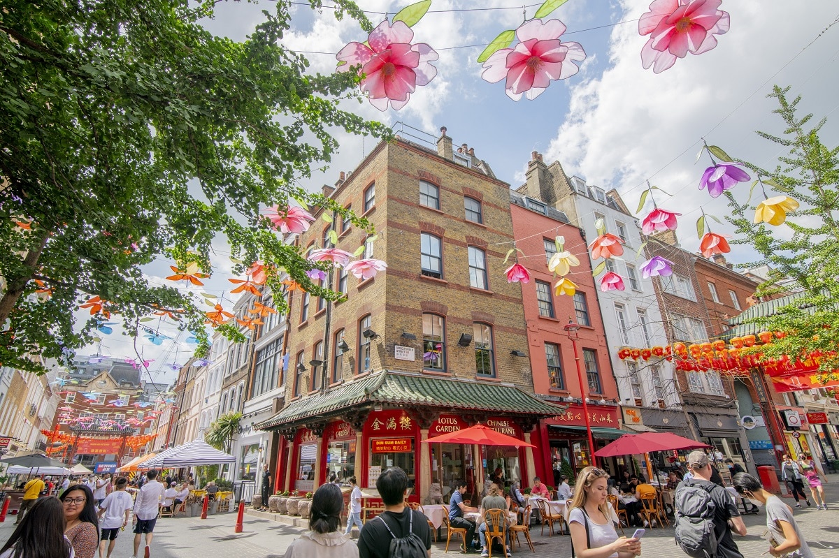 Chinatown Botanical Garden Installation Covers Gerrard St In Flowers