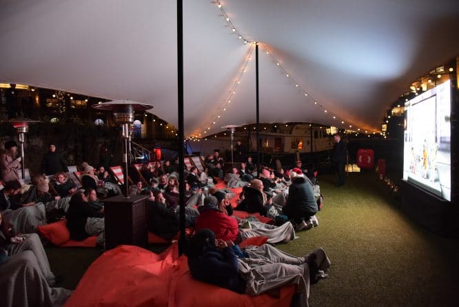 Floating Cinema Returns To St Katharine Docks For Christmas